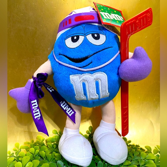M&M'S | Toys | Mms Hockey Player Stick 203 Attached Original Tags Blue ...